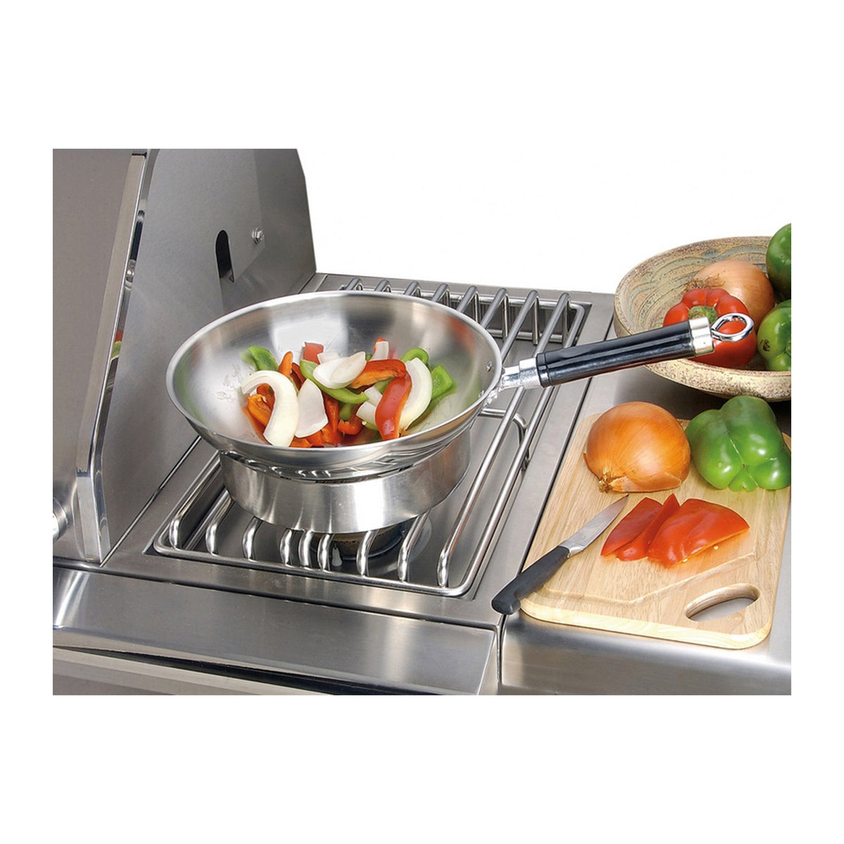 Alfresco 14-Inch Commercial Wok with Handle - AG-WOK