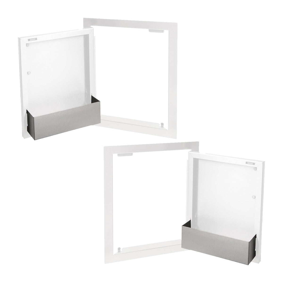 Artisan Stainless Steel Single Door Storage Bin for 32-Inch Double Acc