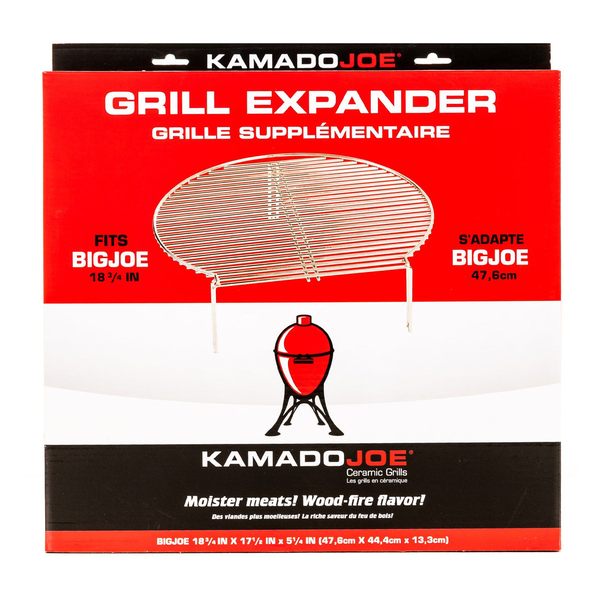 Kamado Joe Stainless Steel Grill Expander for 18-Inch Classic Joe's