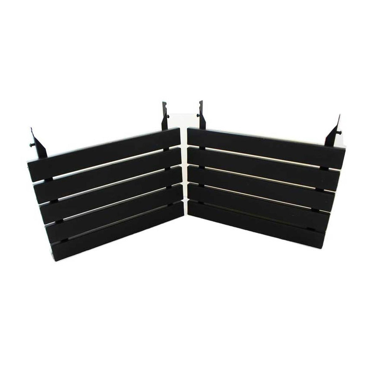 Kamado Joe Powder Coated Black Aluminum Side Shelves for 24-Inch Big J